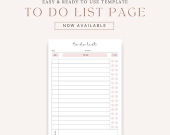 Blue Minimalist List Template, Minimalistic, Blue Template, Minimalist ...