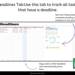 Time Management Spreadsheet for Google Sheets – Time Tracking, Time Blocking, Deadline Planner ...