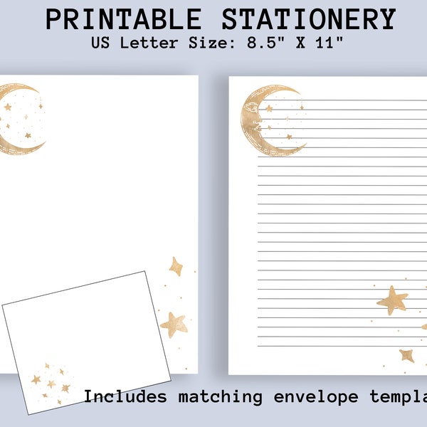 Pink Floral Stationery Set. Elegant Flower Writing Paper. Pen Pal ...