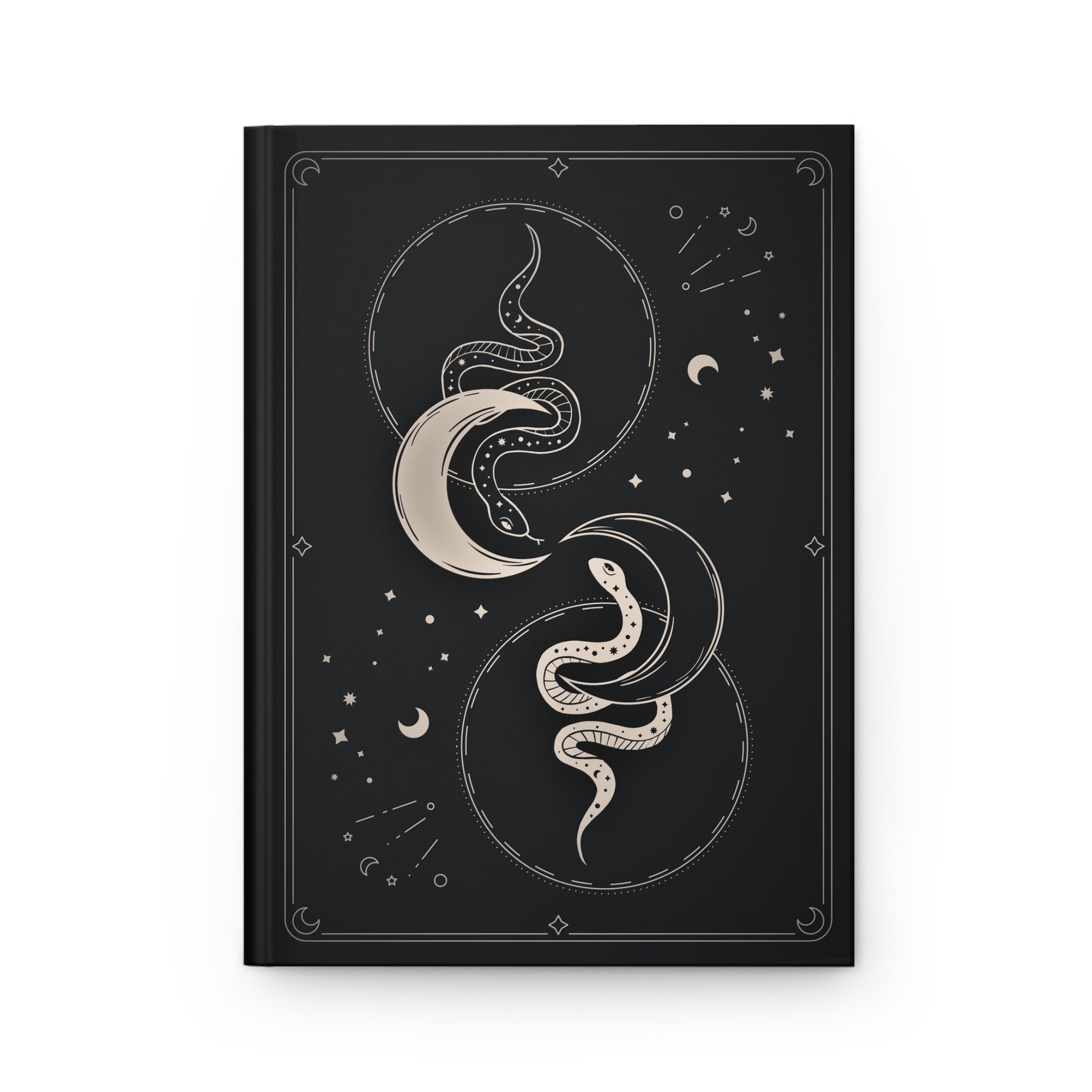 Dark Academia Hardcover Journal Matte Witchy Art Notebook Astrology ...