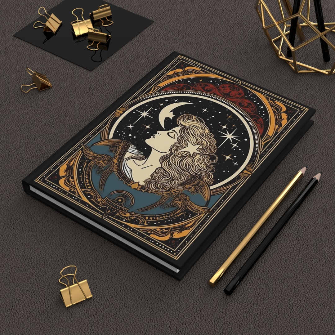 Dark Academia Journal Wiccan Notebook Astrology Journal Vintage Style ...