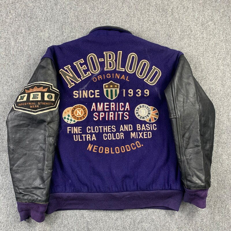 90s Baseball Jacket - Etsy