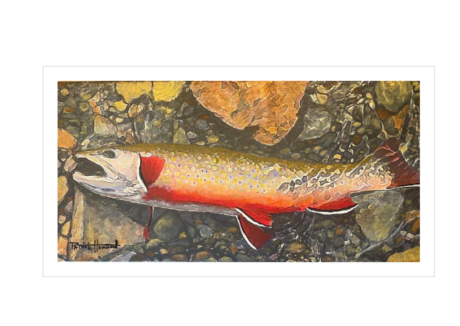 Brook Trout Painting Archival Giclée Paper Print "brook Trout Dreams ...