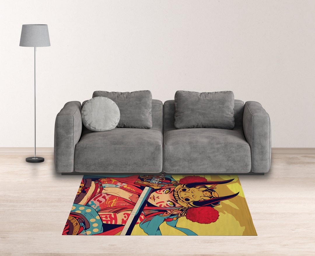 Samurai Kawaii Anime Girl Rug Hashira Fan Art - Etsy