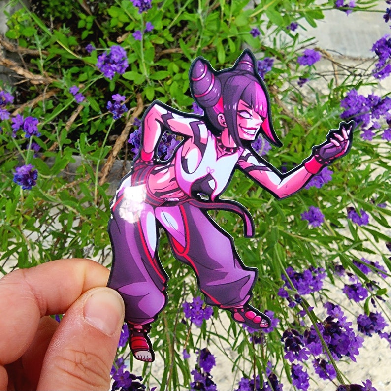 Juri Han Street Fighter 6 Vinyl Sticker - Etsy
