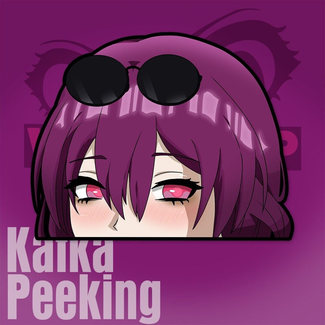 Kafka Peeking Honkai: Star Rail Vinyl Sticker - Etsy
