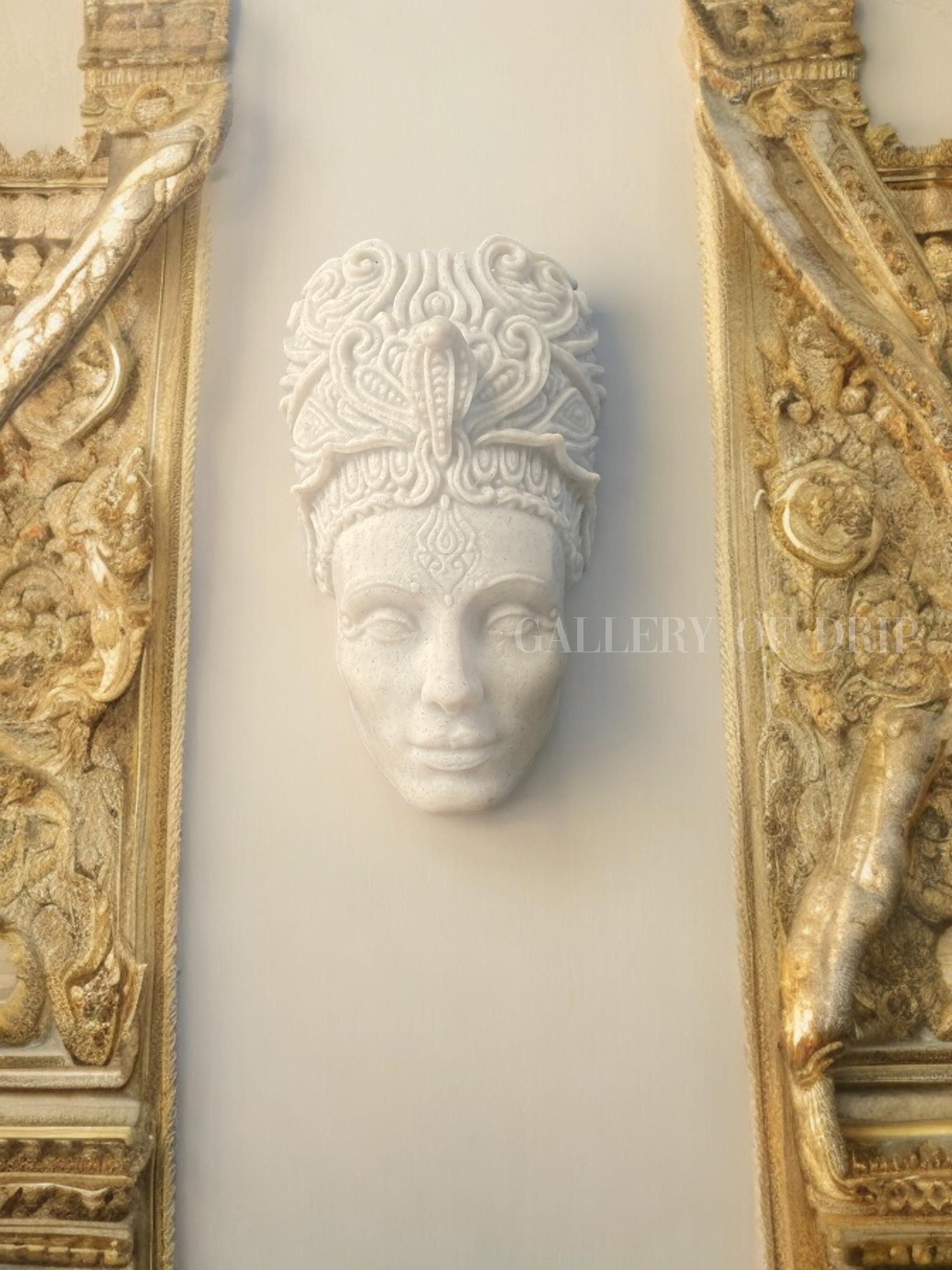 Decorative Wall Planter, Egyptian Face Flower Pot, Psychedelic Garden ...