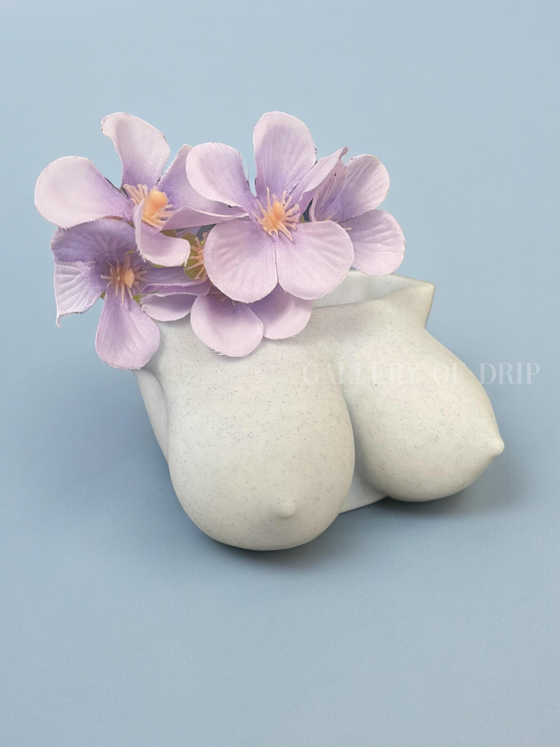 Boob Flower Pot | Woman's Bust Planter | Breast Shaped Vase | Beautiful ...