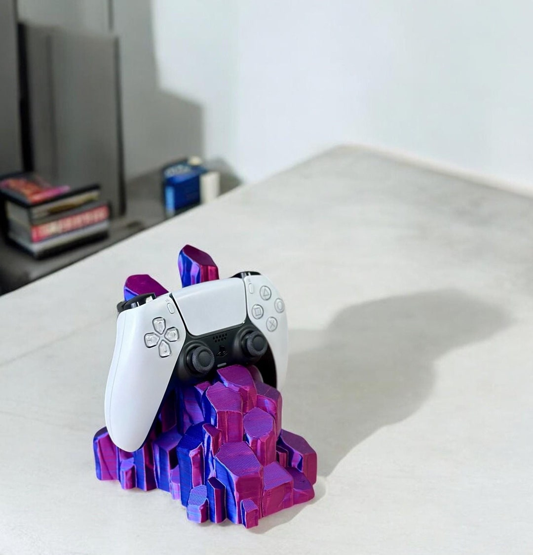 Video Game Controller Holder, Quartz Rock Crystal Dock, Universal ...