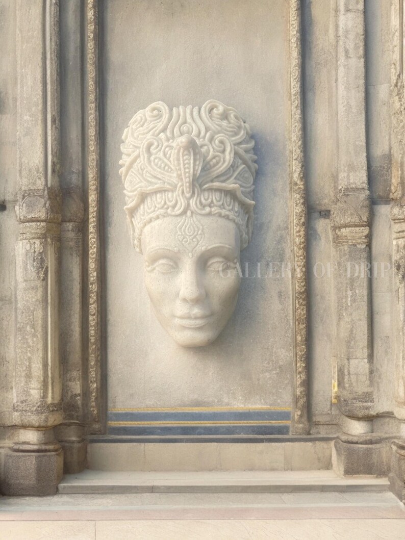 Decorative Wall Planter, Egyptian Face Flower Pot, Psychedelic Garden ...