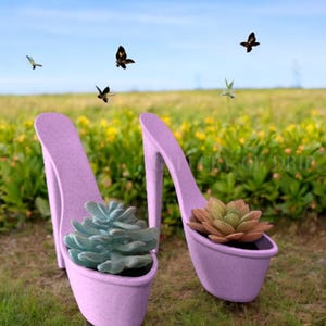 High Heel Pair Planter | Set of 2 | Women's Shoe Flower Pot | Beautiful ...