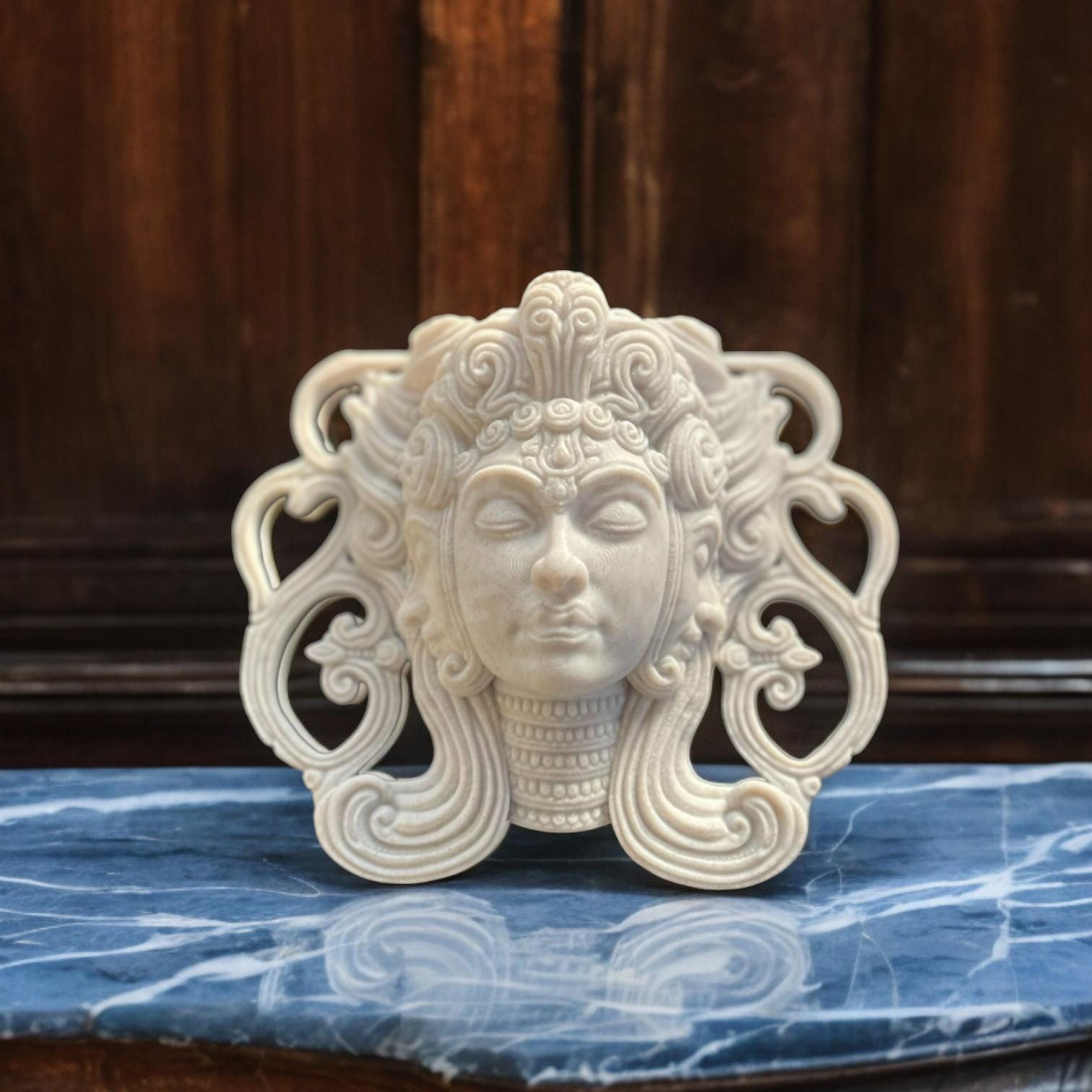 Decorative Wall Planter, Buddha Multi Face Flower Pot, Psychedelic ...