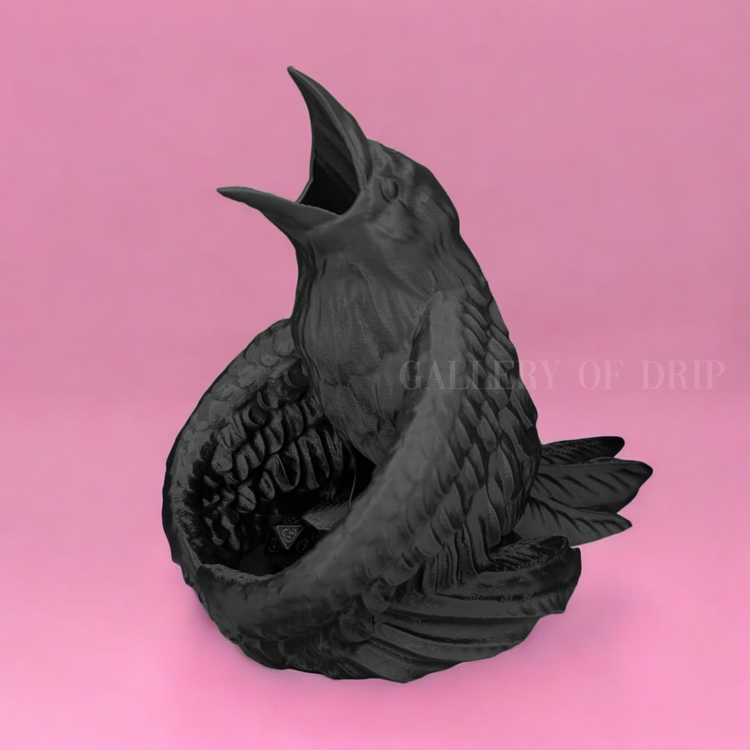 Raven Dice Tower | Crow, Bird | Dungeons and Dragons | Dnd, D&D ...