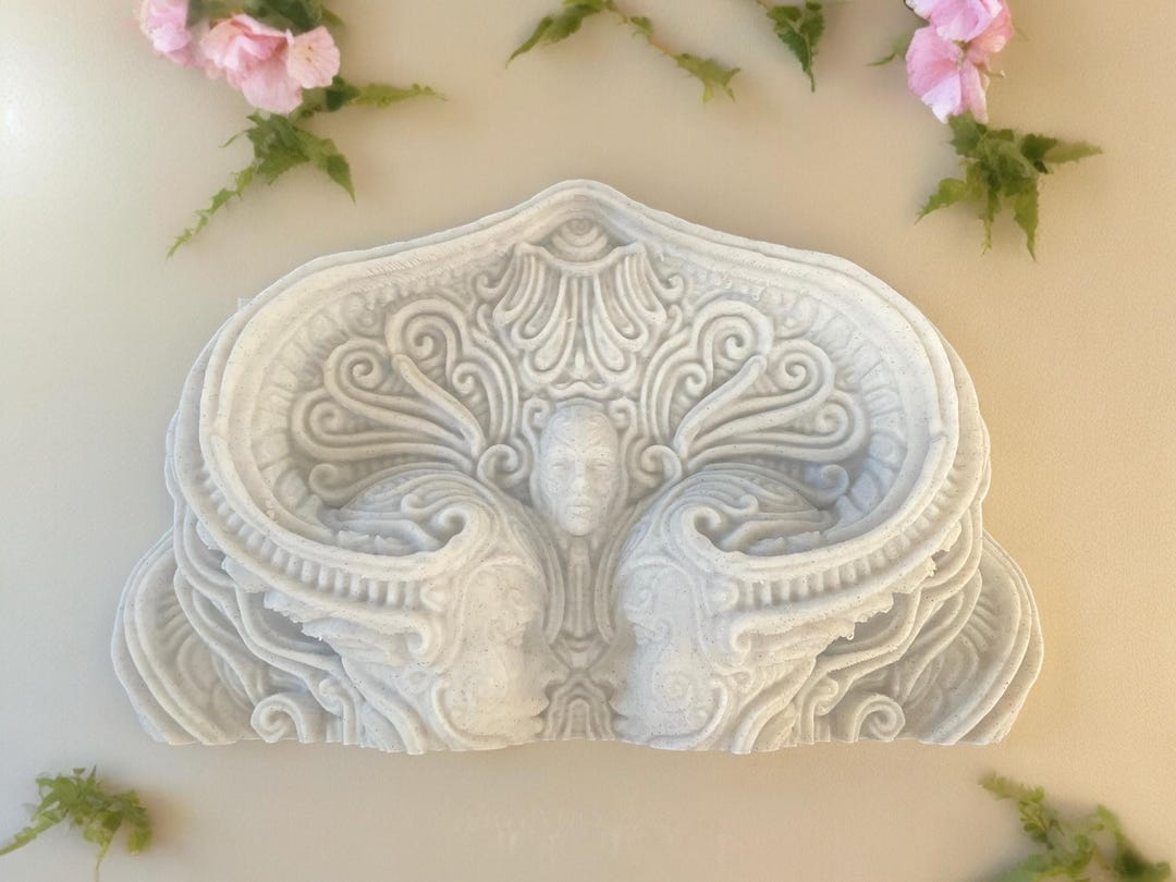 Decorative Wall Planter, Gemini Twins Ornamental Flower Pot ...