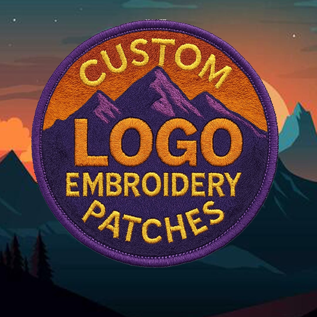 Personalized Embroidered Patch- Custom Logo Patch - Iron-on & Sew-on ...