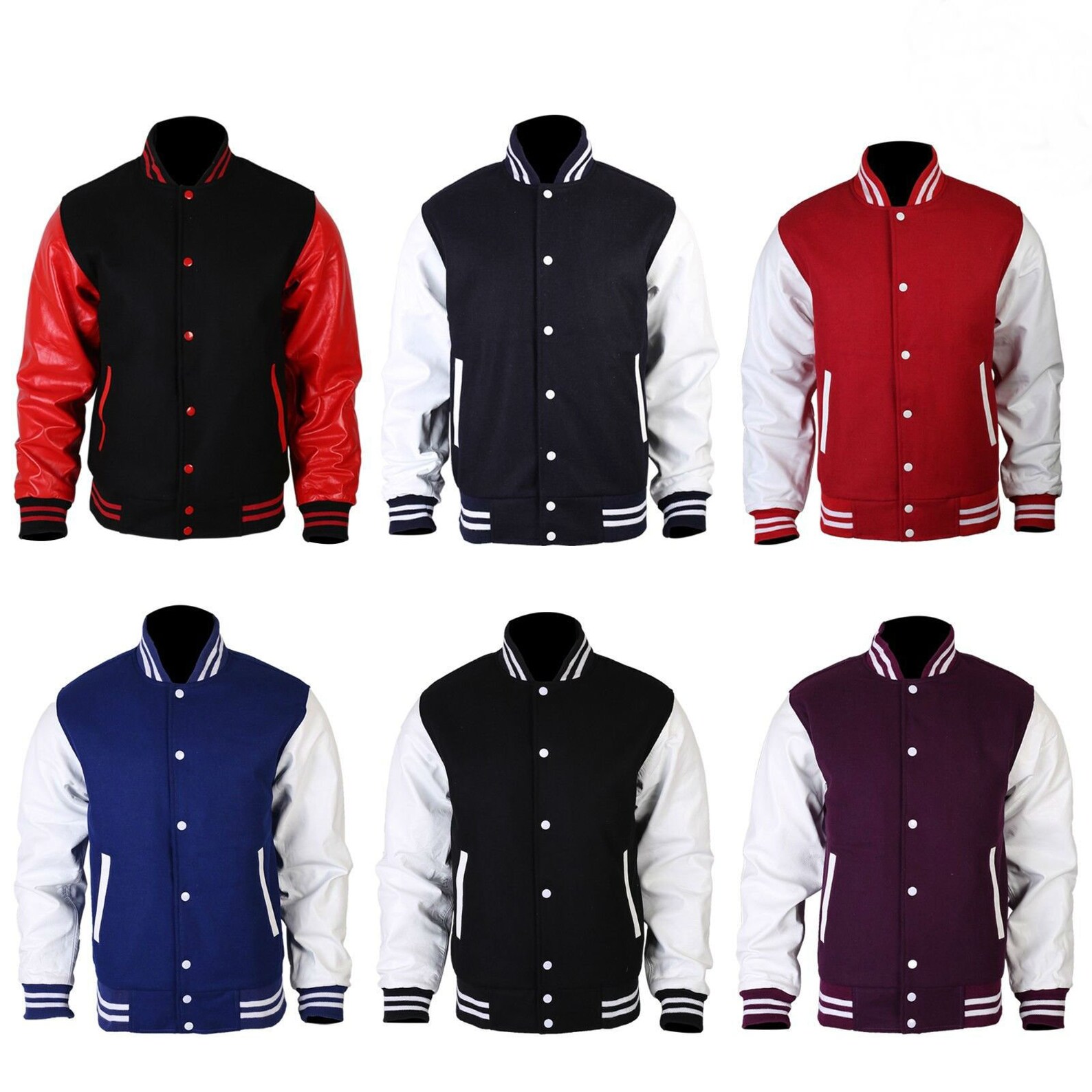 Custom Letterman Varsity Jackets for Sports Team and Baseball Team ...
