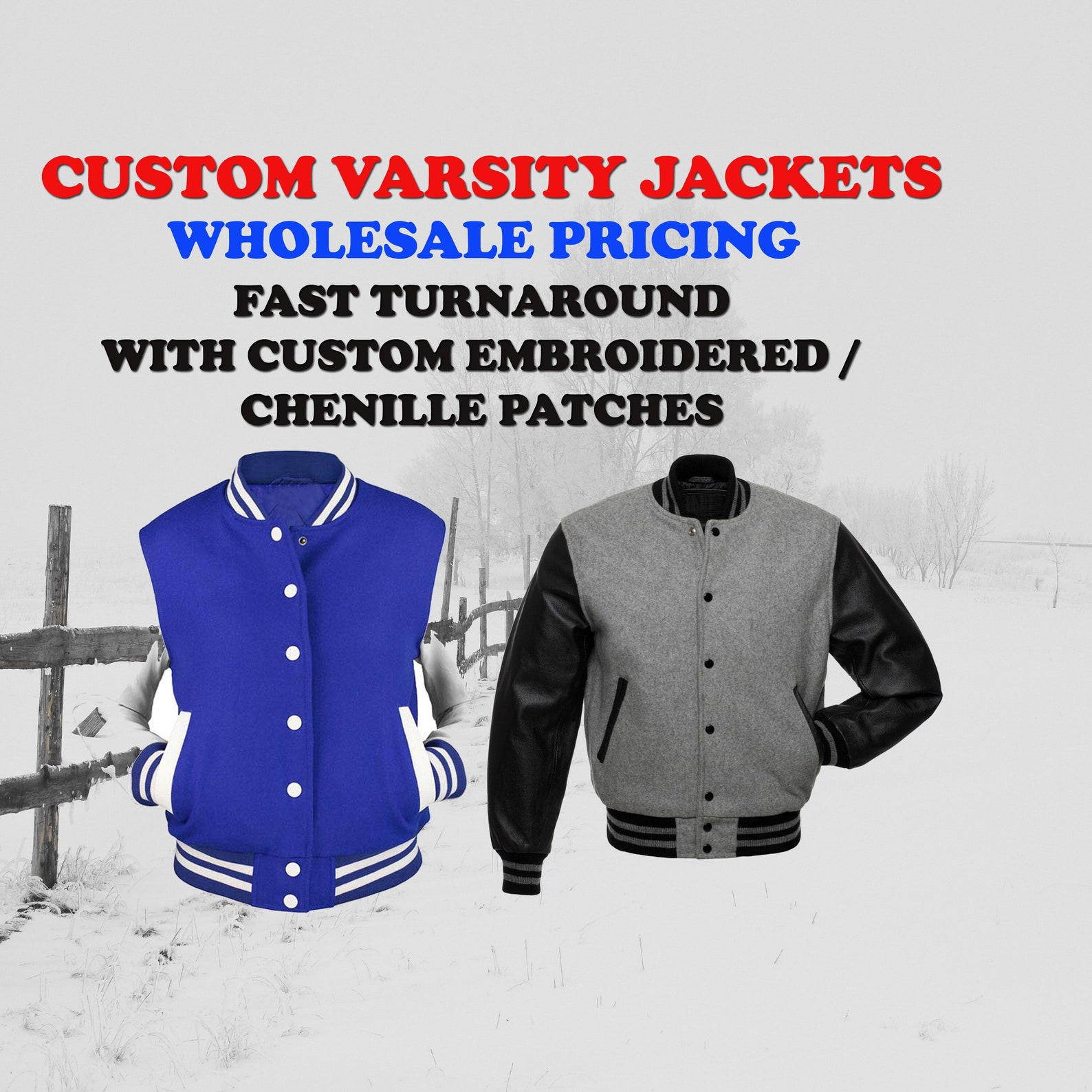Custom Letterman Varsity Jackets for Sports Team and Baseball Team ...
