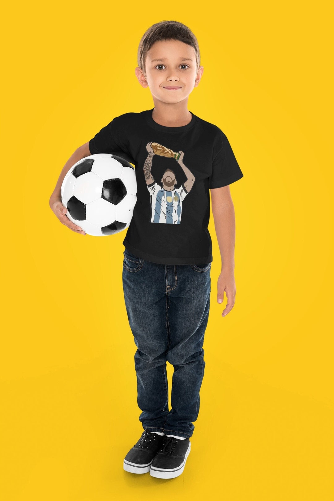 Messi-inspired Kids T-shirt - Soccer Magic for Little Champions ...