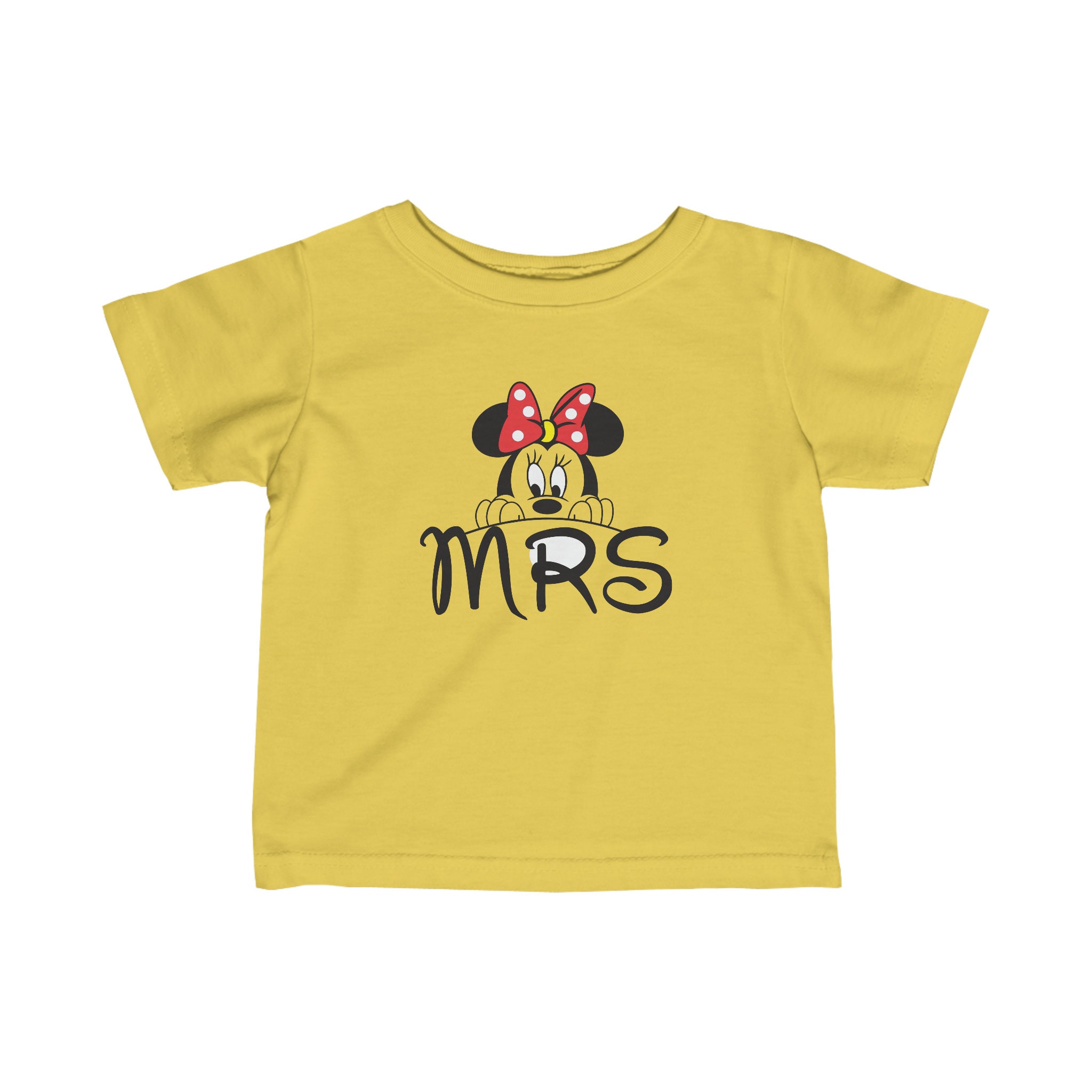 Mrs Minnie Mouse, Minnie Mouse Mickey Mouse Mrs. Mr. T-shirt Infant ...
