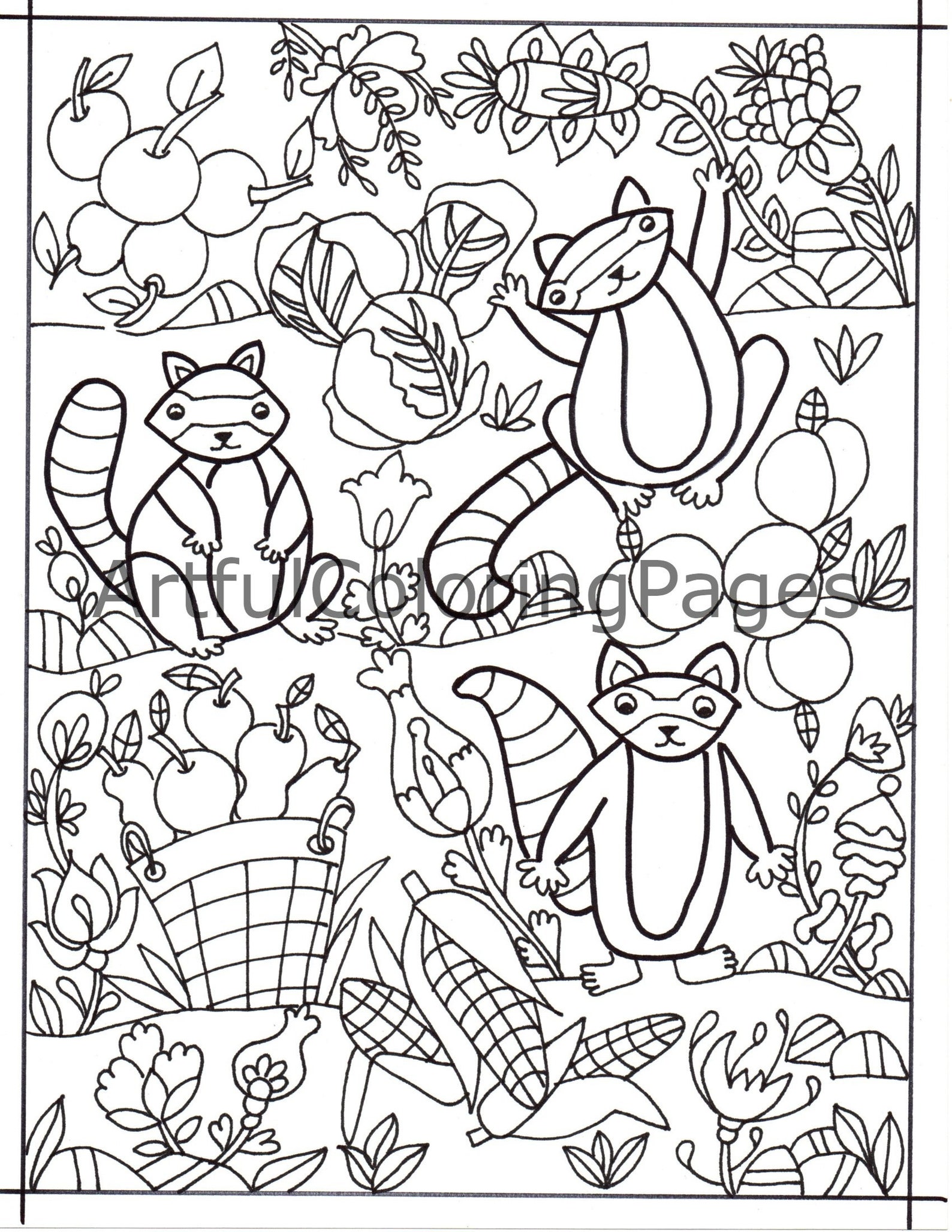 Adult Coloring Pages Nature Coloring Pages Animal Coloring Pages ...