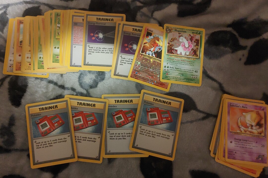 Rare,trainer Pokedex Card,1999,87/102,pokemon Cards, - Etsy