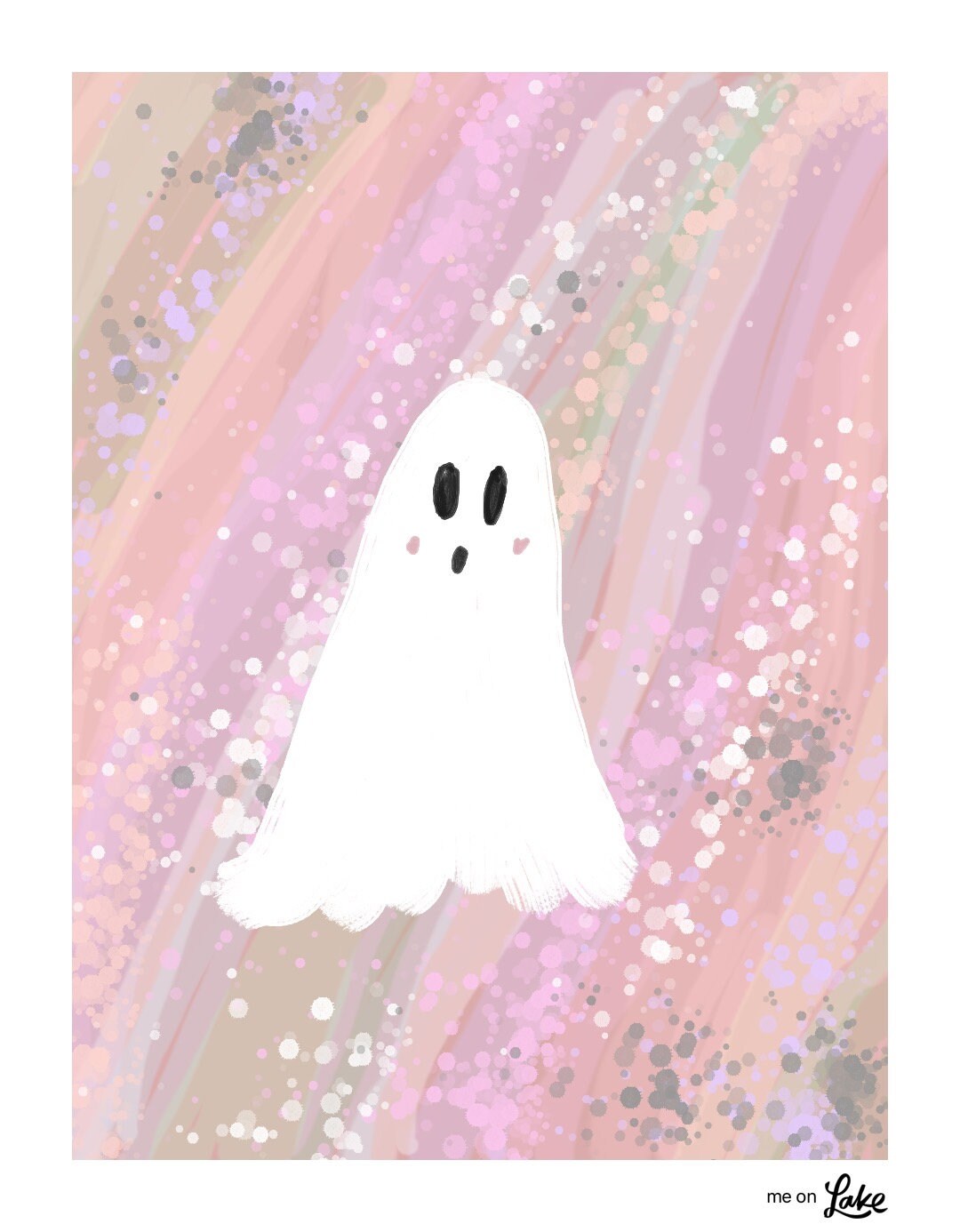 Pink Ghost Wallpaper - Etsy