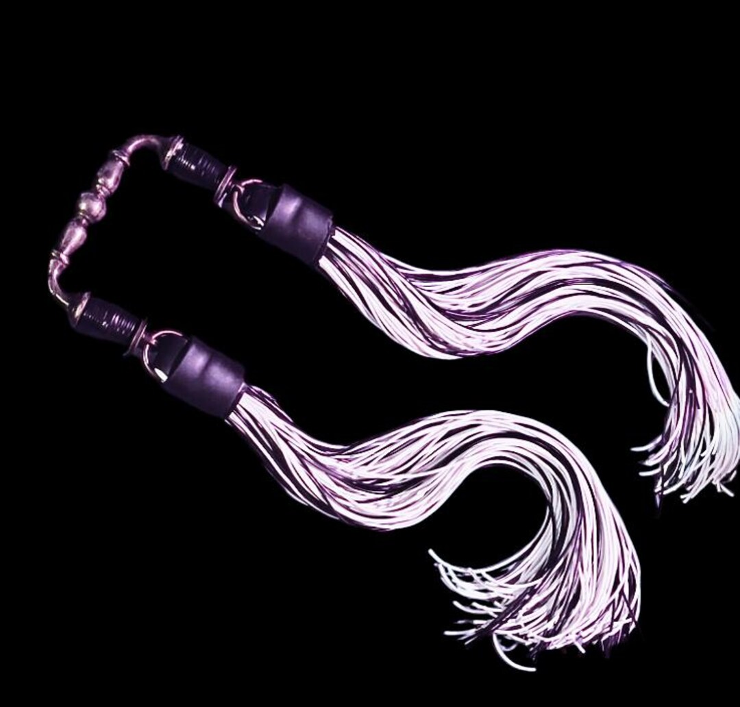 Double Trouble Spanking Flogger BDSM Smooth Swivel Action Unique Hand ...
