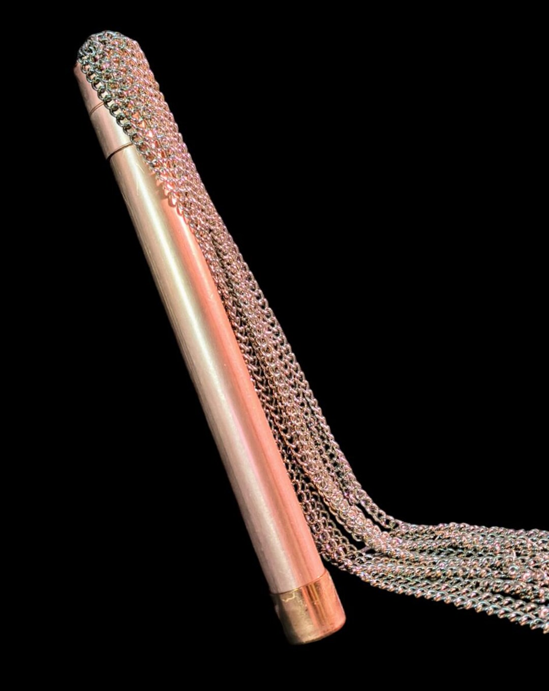 BDSM Chain Flogger the Copper Collection Kink Fetish Unique Hand Made ...