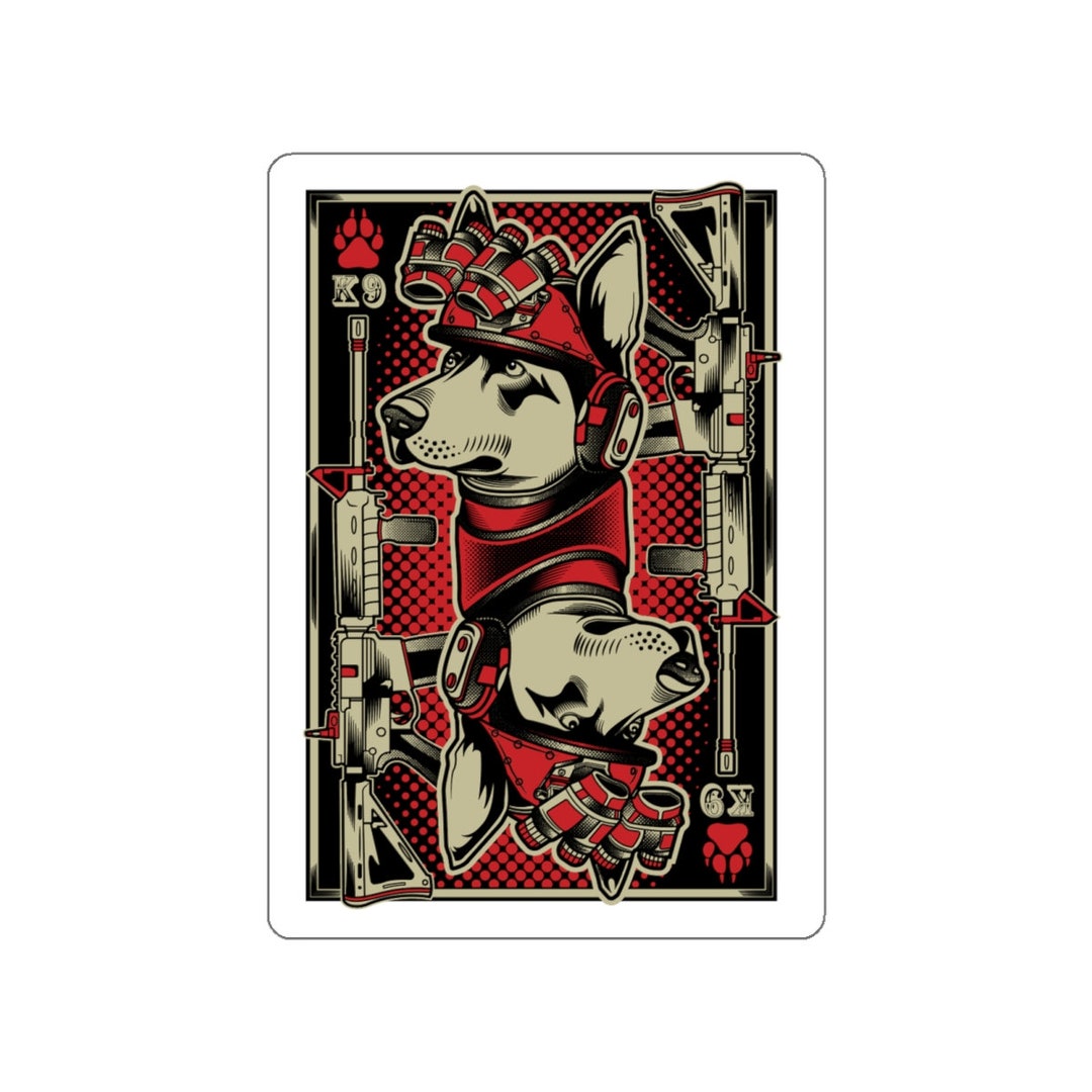 K9 Calling Card Sticker - Etsy