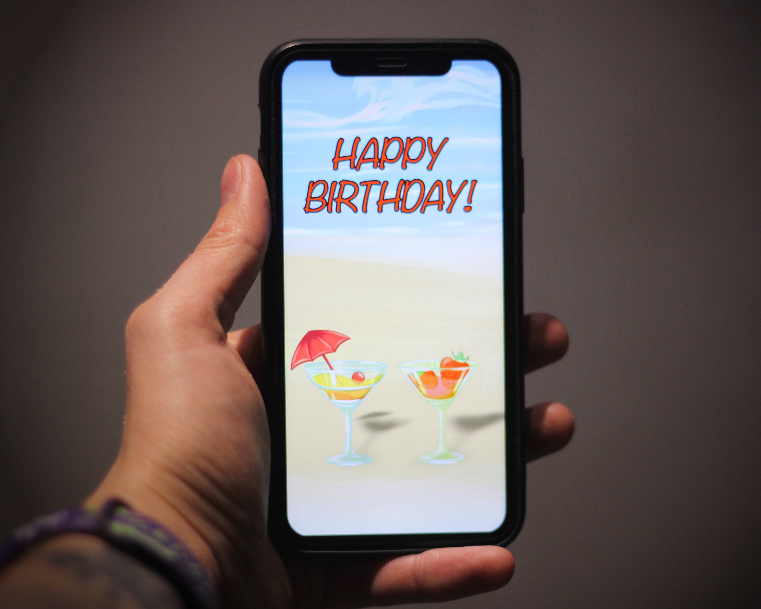 Digital E-card Birthday, Happy Birthday Card, Instant Mobile Phone SMS ...