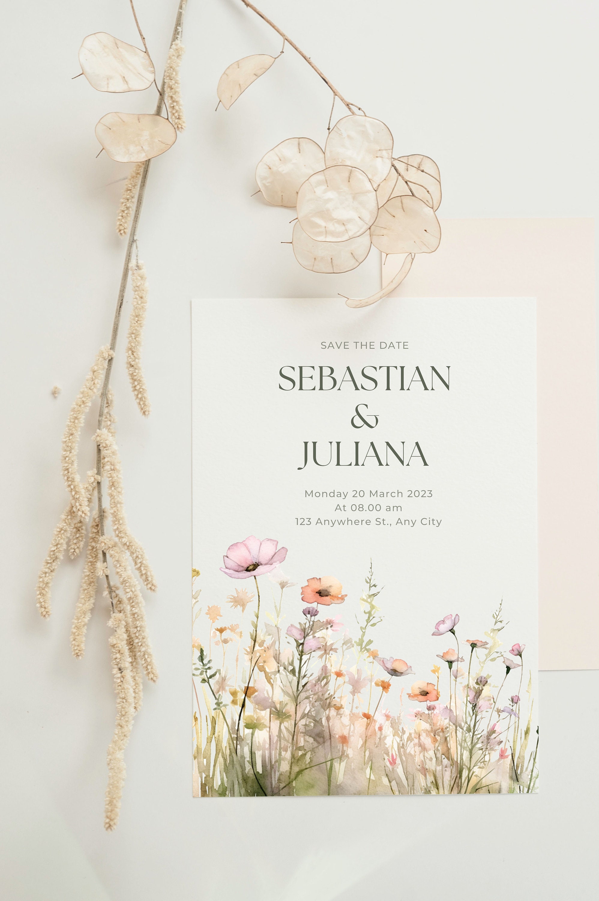 Watercolor Meadow Borders, Flower Borders Png, Wild Flowers, Watercolor ...