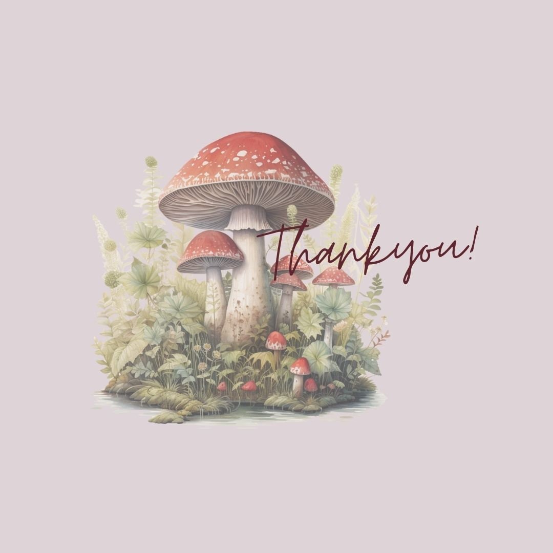 Autumn Mushrooms Watercolor Clipart, Fall Clipart, Commerciale Use ...