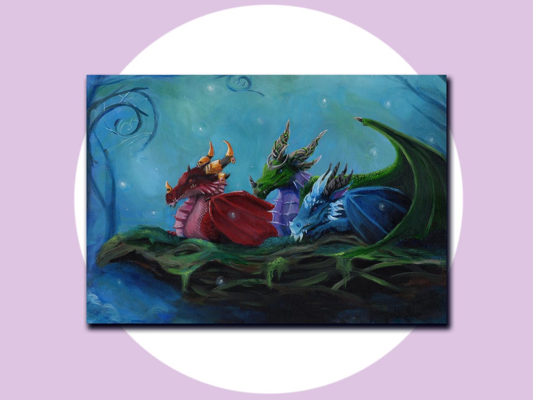 Dragon Aspects Poster Print - World of Warcraft A3 Size on 200gsm Paper ...