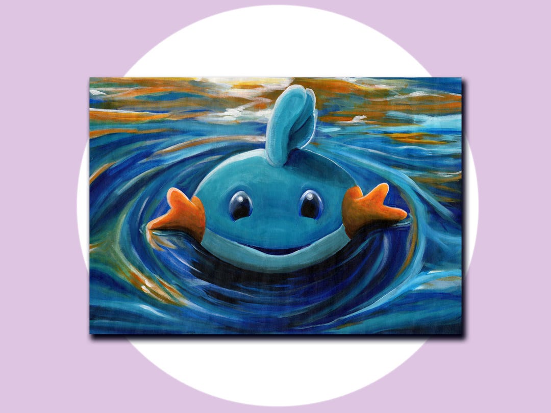 Pokemon Poster: Mudkip A3 Art Print - Etsy