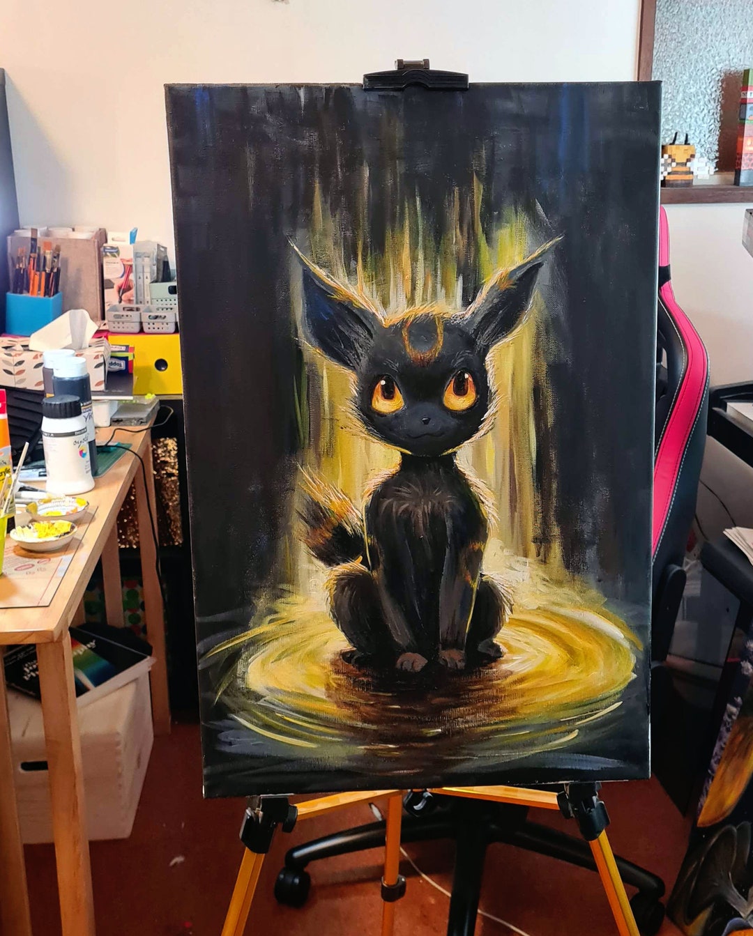 Commission Your Own Original Acrylic Painting Pokemon Fan Art by ...