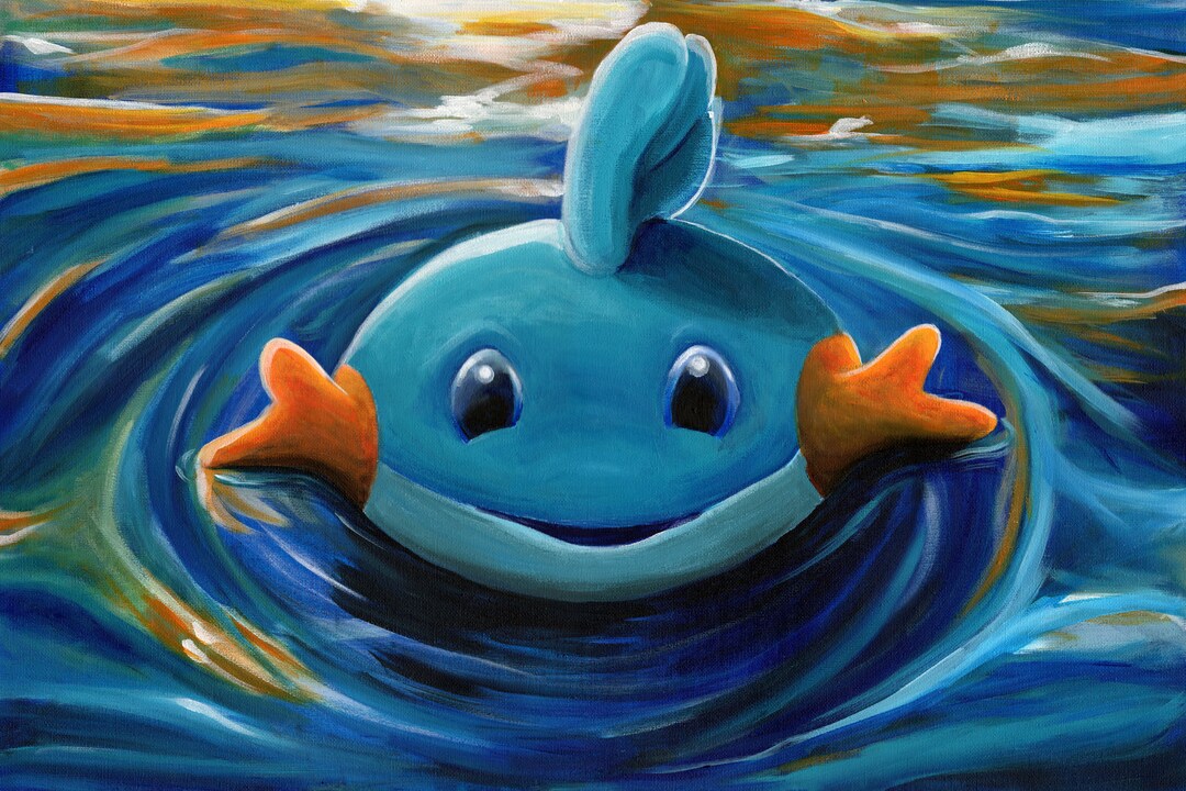 Pokemon: Mudkip A3 Art Print - Etsy