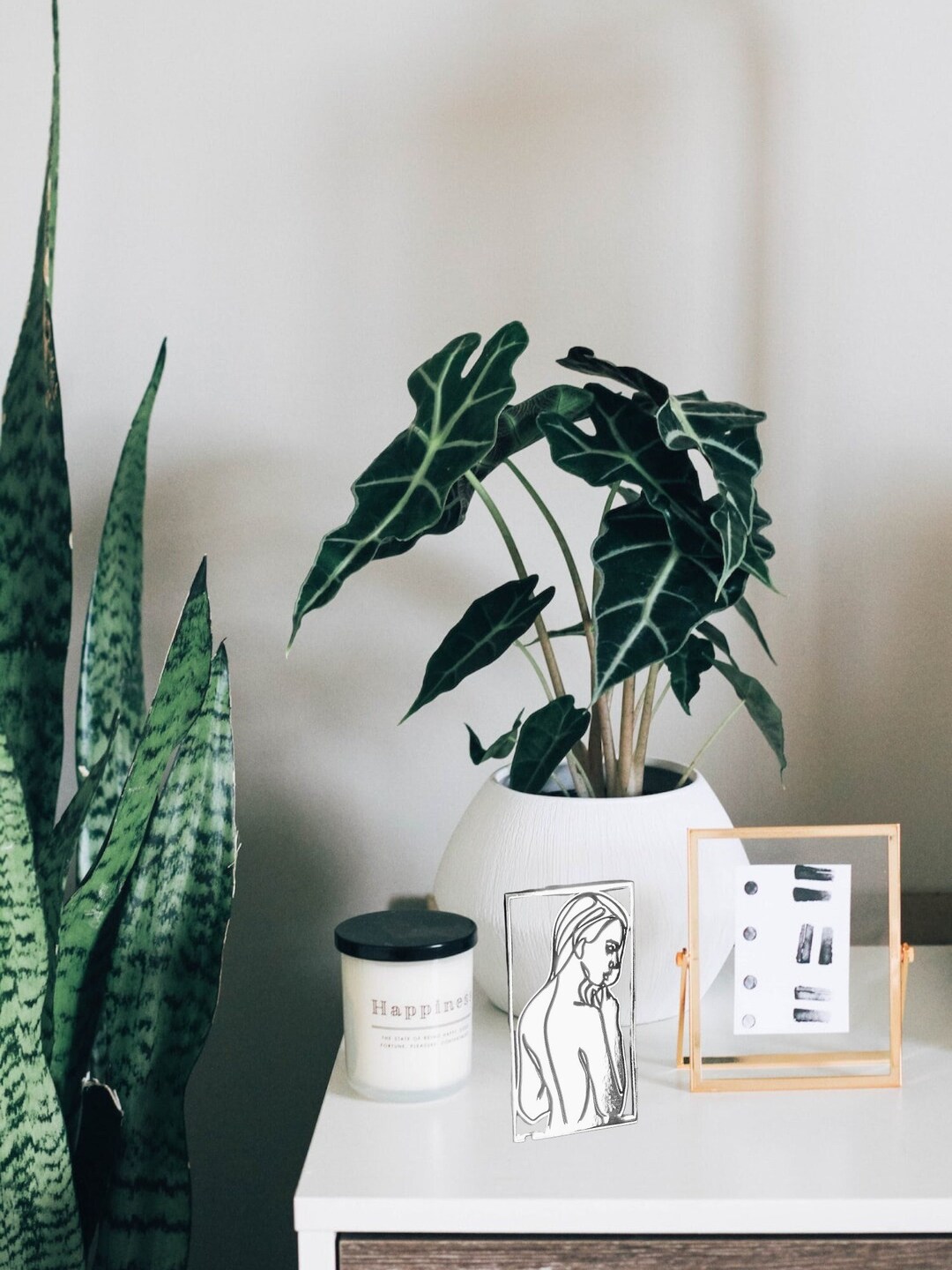 Back of Nude Woman Body Art, Sterling Silver Nude Home Decor, Sexy ...