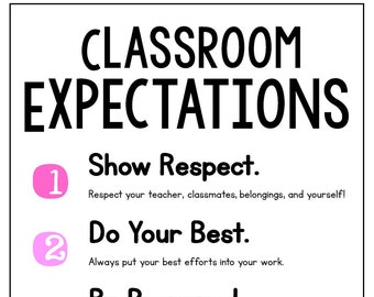 Welcome to OUR Classroom Anchor Chart- 2' X 2' Tangible Item - Etsy
