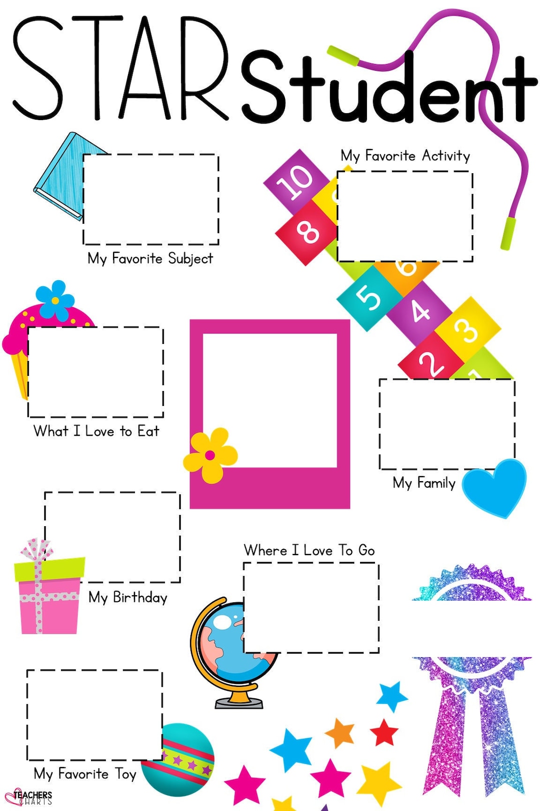 Star Student! Anchor Chart 2' X 3' Tangible Item - Etsy