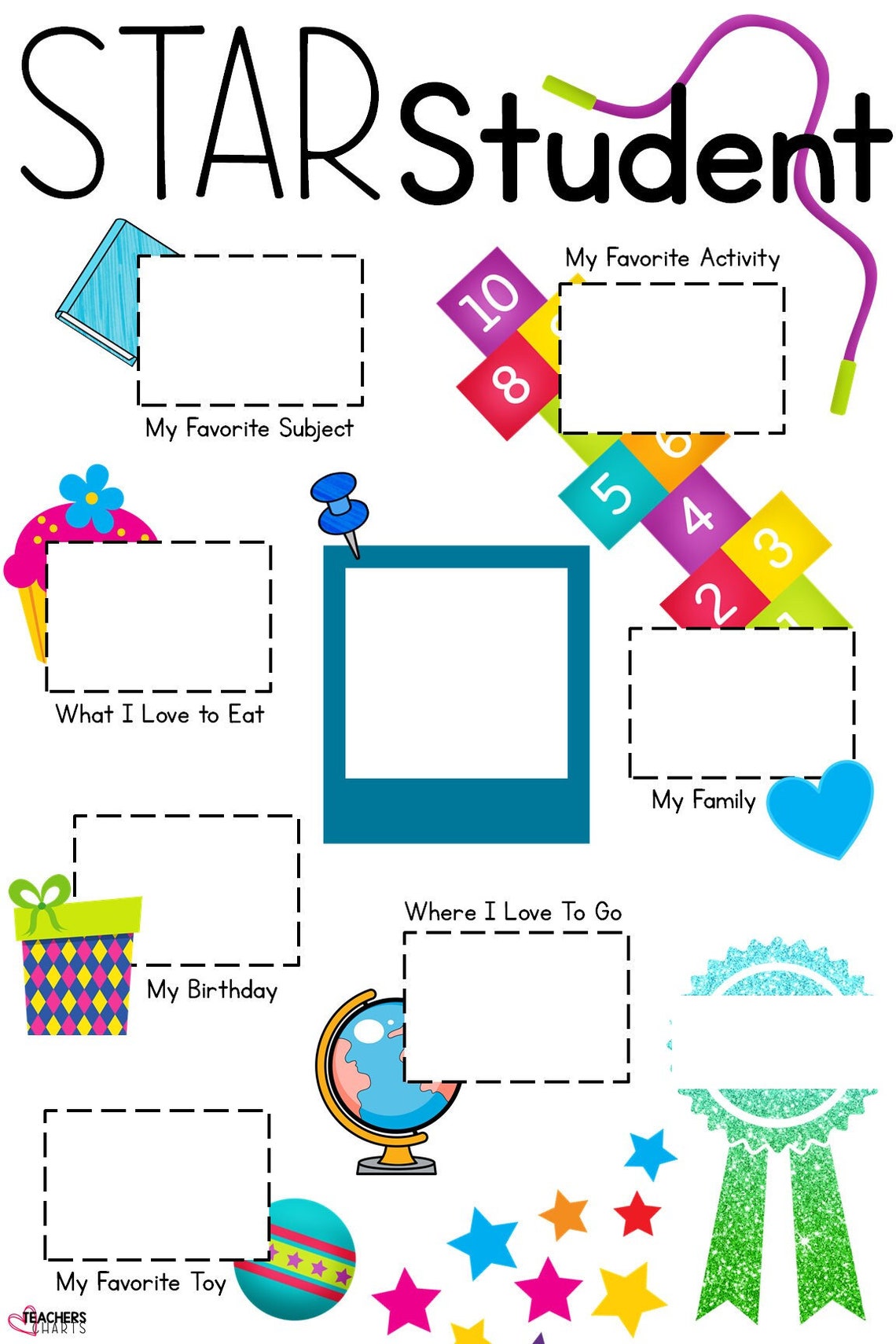 Star Student Anchor Chart 2' X 3' Tangible Item - Etsy