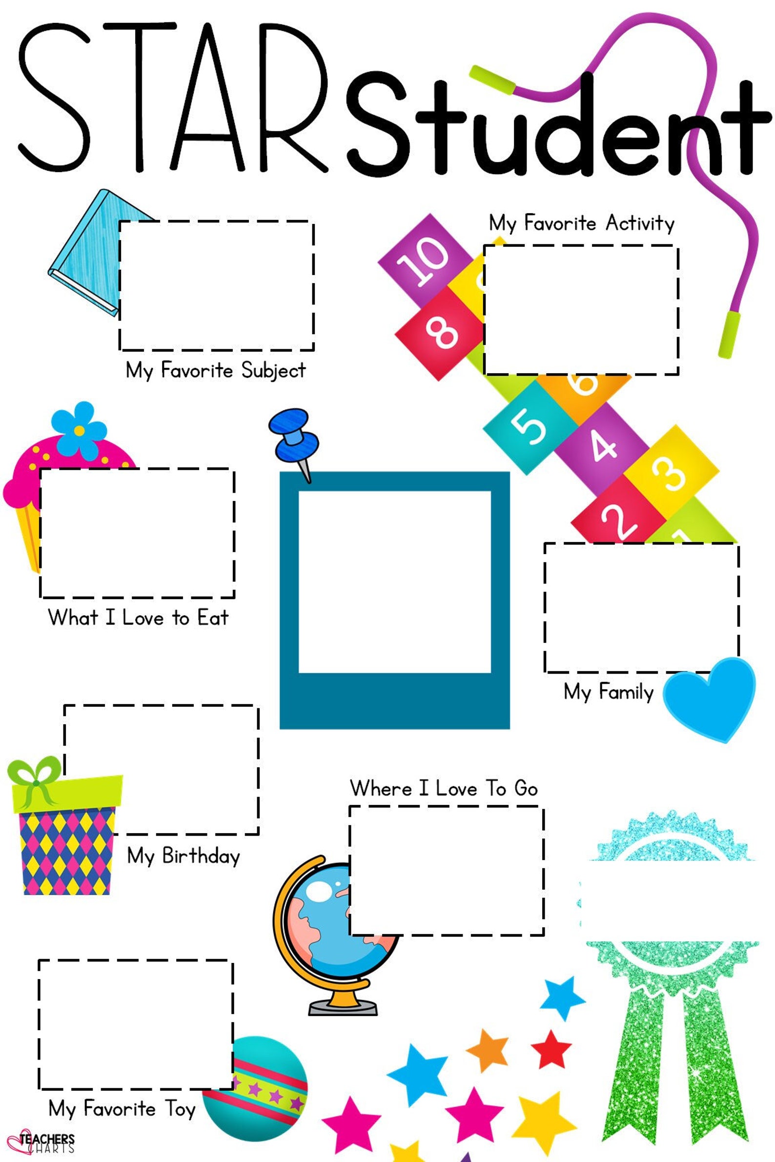 Star Student Anchor Chart 2' X 3' Tangible Item - Etsy