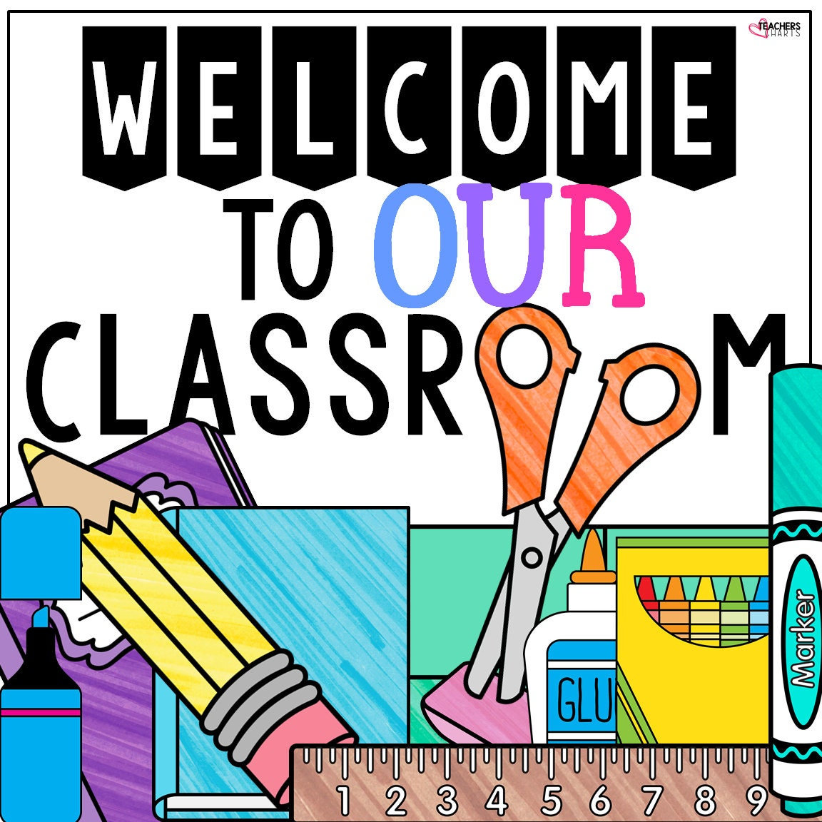 Welcome to OUR Classroom Anchor Chart- 2' X 2' Tangible Item - Etsy
