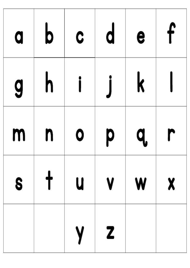 Alphabet Unscramble Anchor Chart- Tangible Item 2' X 4' - Etsy