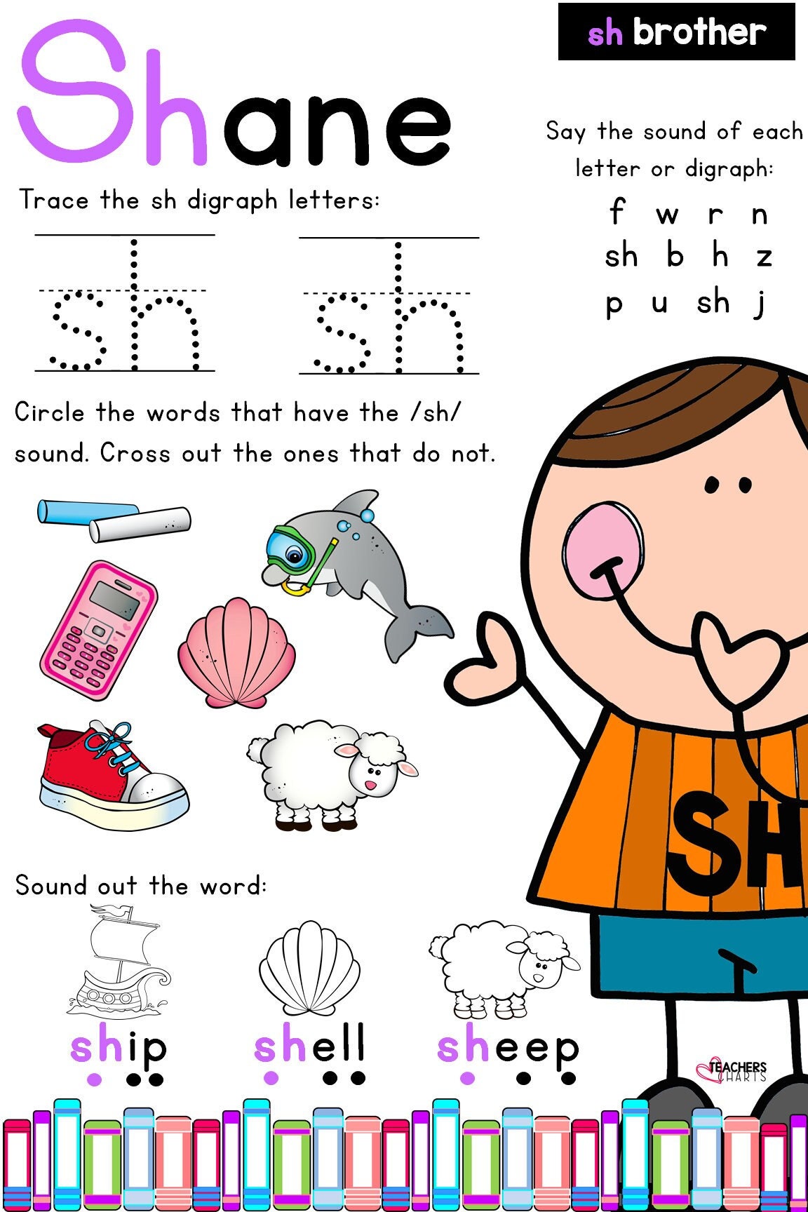 SH Brother Digraph Anchor Chart- 2' X 3' Tangible Item! - Etsy