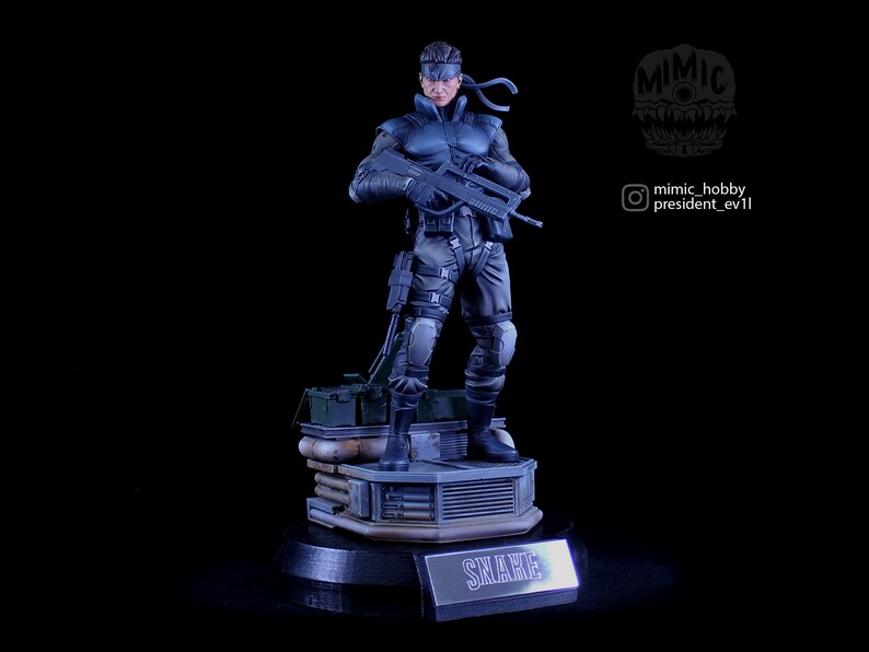 Snake Statue/model Kit Metal Gear Solid Figurine MGS - Etsy