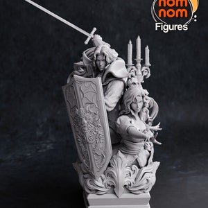 Alucard and Maria Statue or Model Kit Castlevania Figurine Hand Painted ...