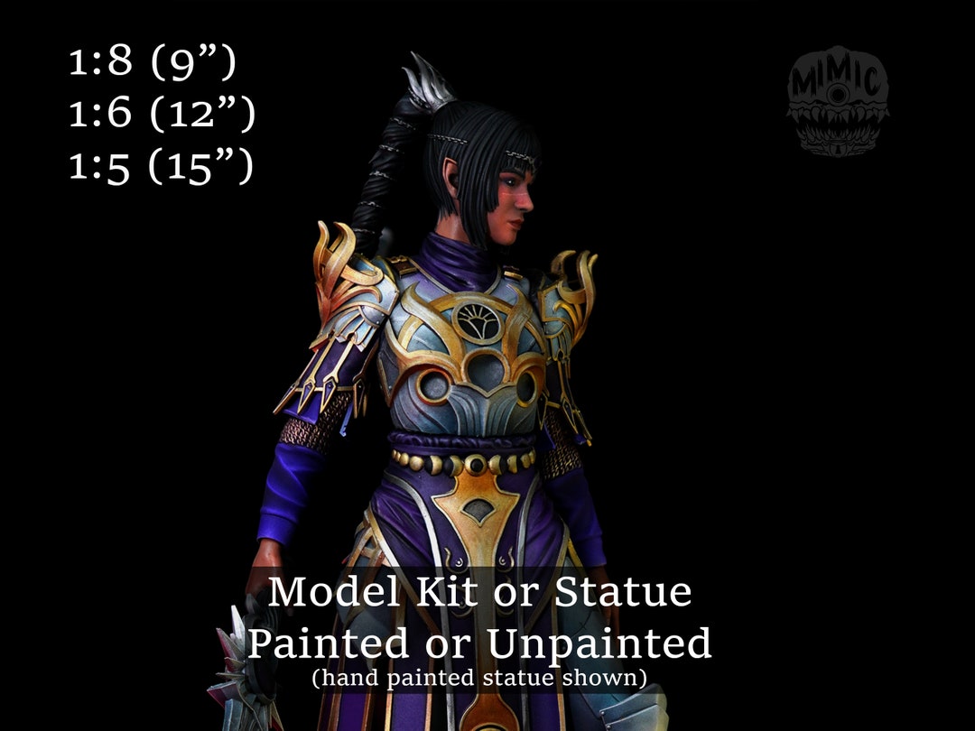 Shadowheart Statue or Model Kit Baldur's Gate D&D Figurine Hand Painted ...