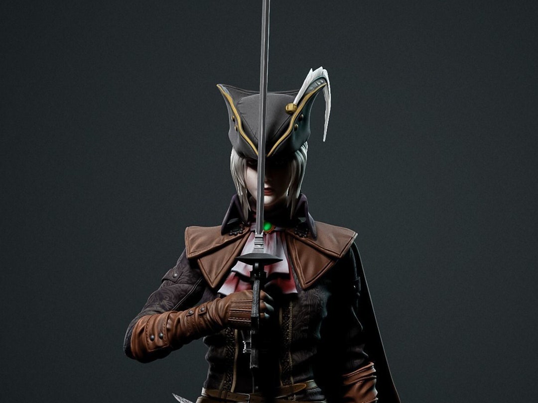 Lady Maria Statue or Model Kit Bloodborne Figurine Hand Painted or ...