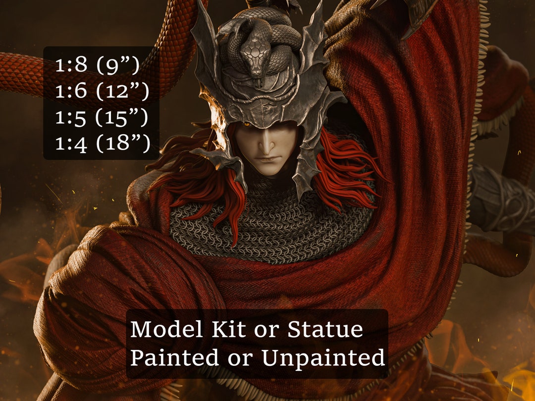 Elder Demigod - Statue or Model Kit - Large Display Figurine - Hand ...