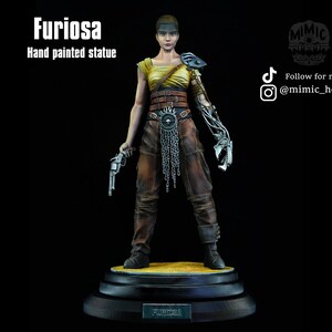 Furiosa Statue or Model Kit Mad Max Figurine Hand painted or unpainted ...
